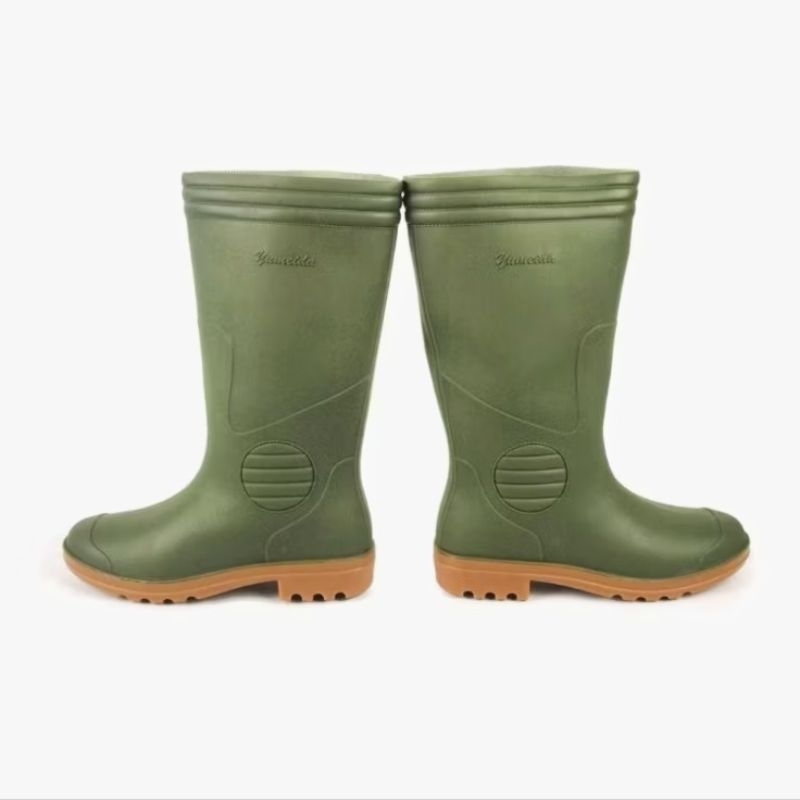 Jual sepatu yumeida ym1 hijau boots kerja proyek banjir anti slip dan ...