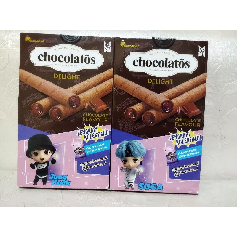 Jual CHOCOLATOS DELIGHT WAFER ROLL SPESIAL EDITION BTS TINYTAN ...