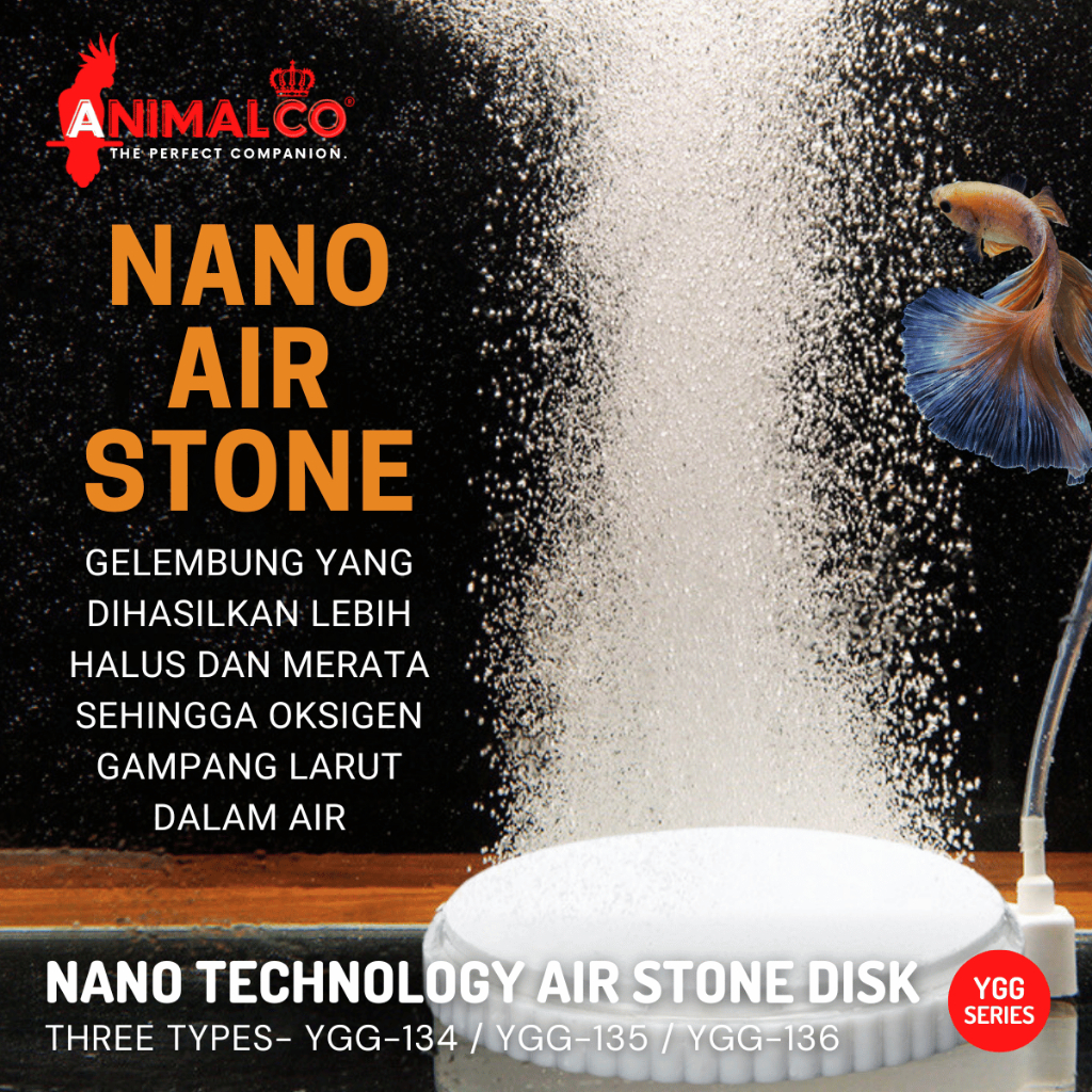 Jual Batu Airstone Nano Air Stone Gelembung Udara Micro Halus Airator ...