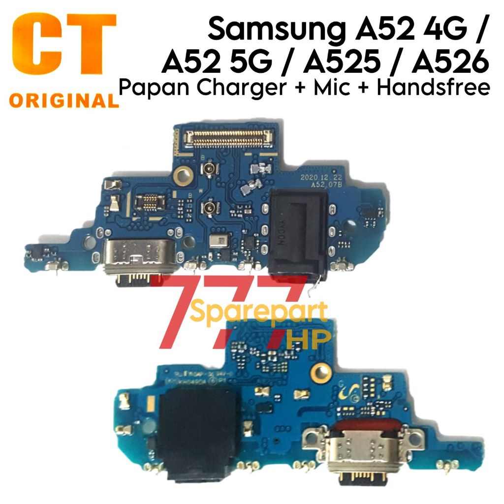 Jual Papan Konektor PCB Charger + Mic + Handsfree Samsung Galaxy A52 4G 5G / A525 / A526 / SM ...
