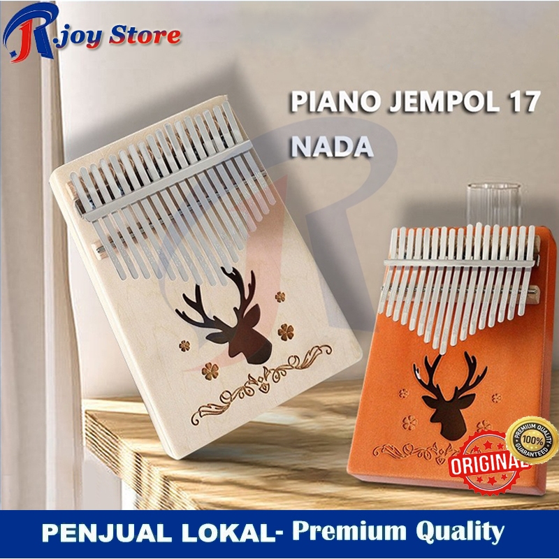 Jual Portable Kalimba Jempol Piano 17 Kunci Jari Piano Kalimba ...