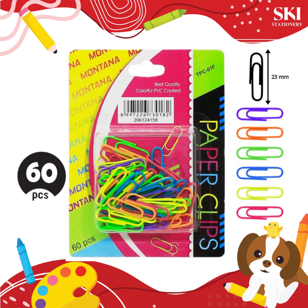Jual Paper Clip Warna Warni / Klip Kertas / Penjepit Kertas | Shopee ...