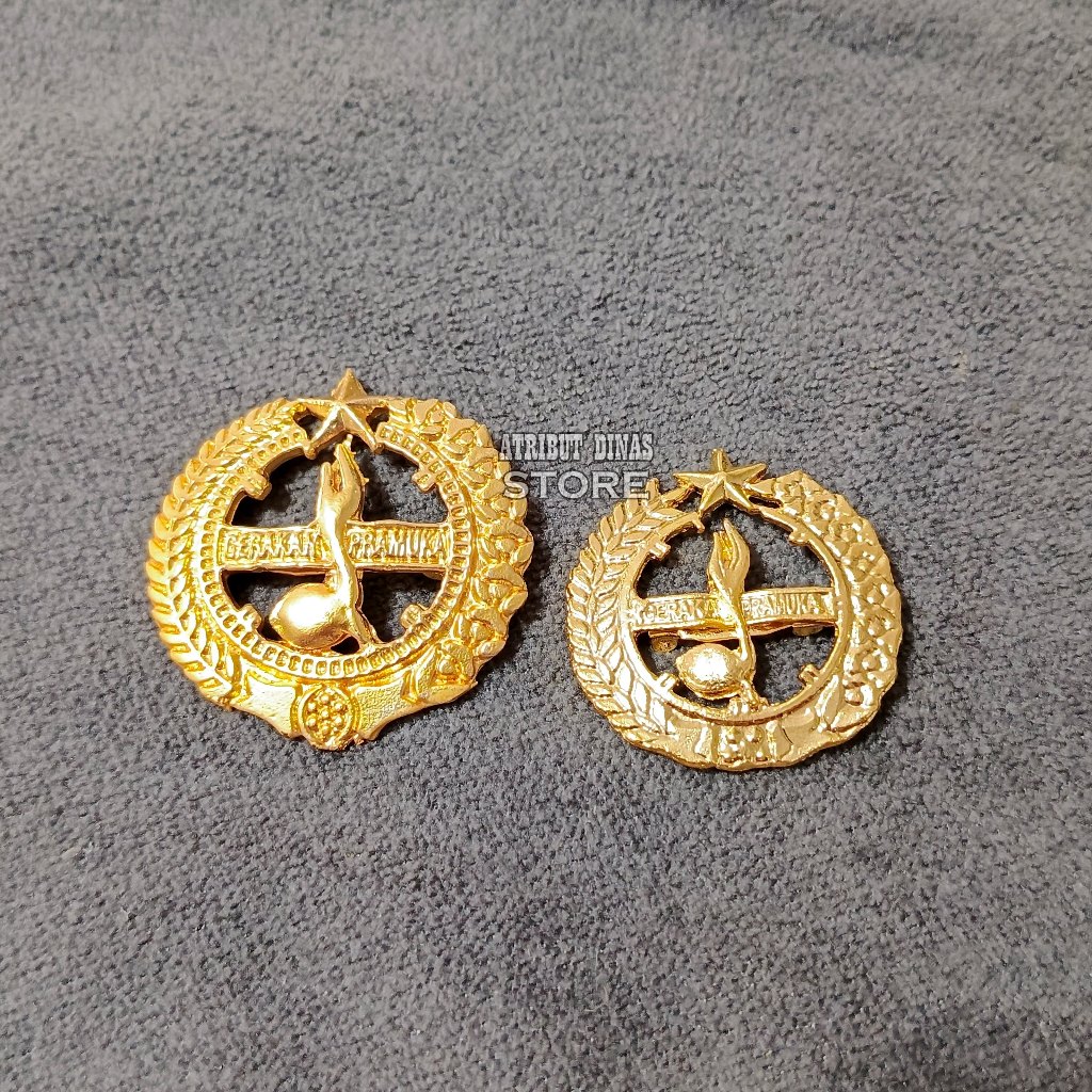 Jual TANDA PECI PEMBINA PRAMUKA LOGAM COR UNTUK PUTRA PUTRI | Shopee ...