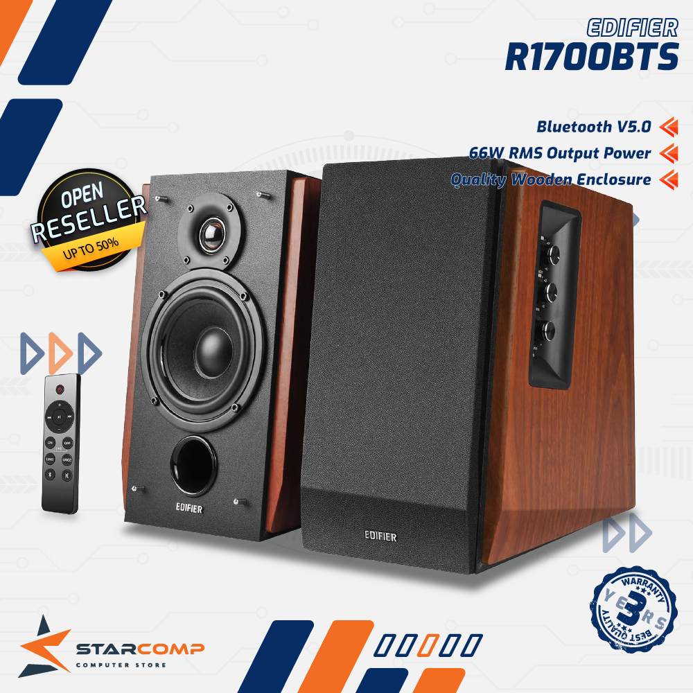 Jual EDIFIER R1700BTs 2.0 Active BookShelf Speaker | Shopee Indonesia
