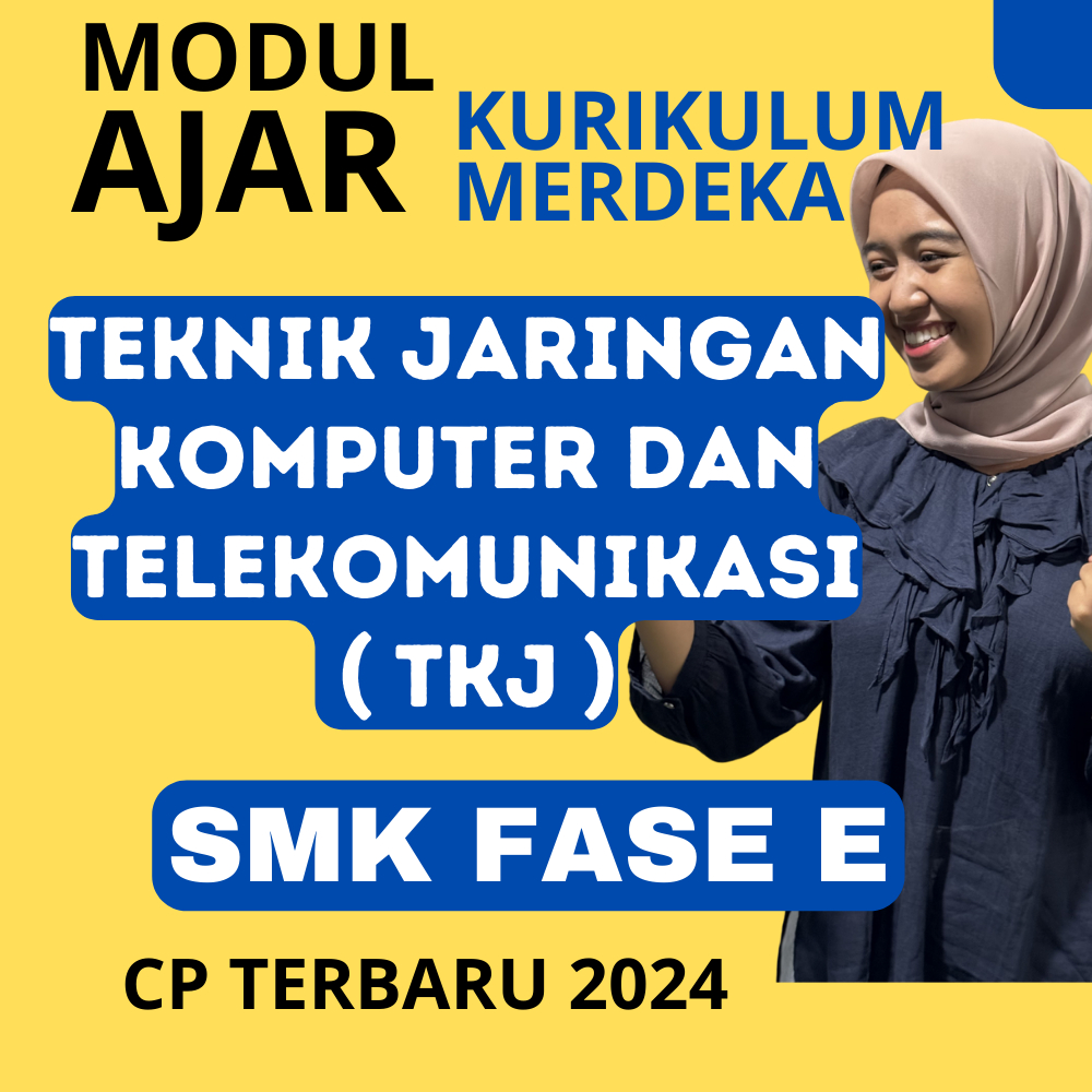 Jual MODUL AJAR SMK DASAR-DASAR TEKNIK JARINGAN KOMPUTER DAN TELEKOMUNIKASI KURIKULUM MERDEKA ...