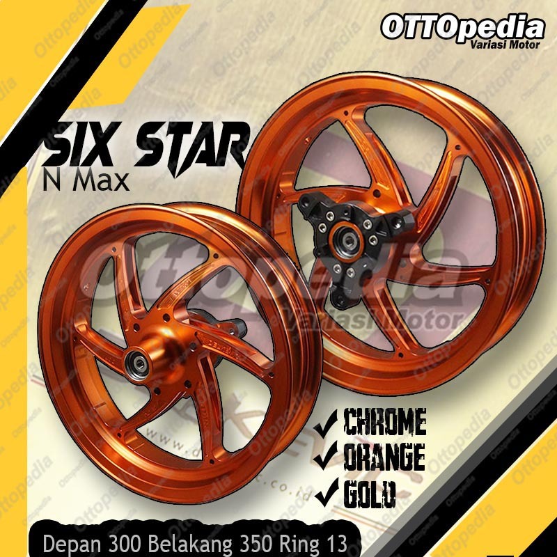 Jual Velg Delkevic Pelek Racing DND Six Star Yamaha NMax Old Nmax New ...