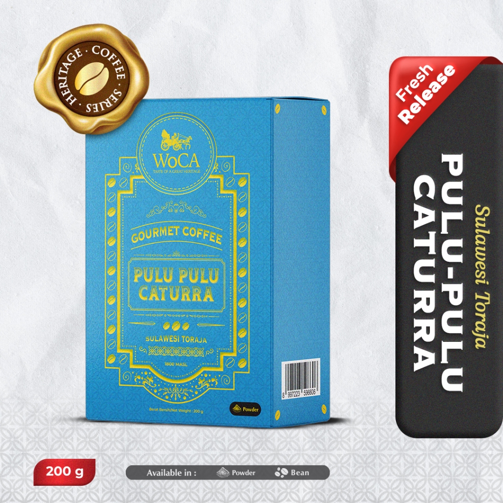 Jual WoCA Heritage Coffee Sulawesi Toraja Pulu Pulu Katura 200g ...