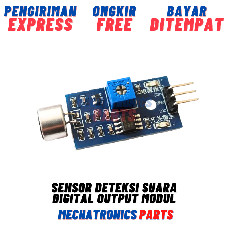 Jual Sensor Deteksi Suara Digital Output Modul Sound Detection Microphone | Shopee Indonesia