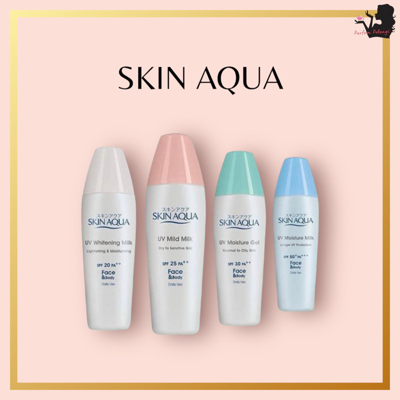 Jual SKIN AQUA Sunscreen - Skin Aqua Spf 50 Whitening Milk- Skin Aqua ...