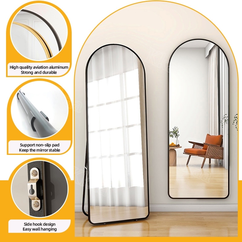 Jual [Upgrade-Kemasan kayu] Standing mirror Cermin standing 160 X 50 CM ...
