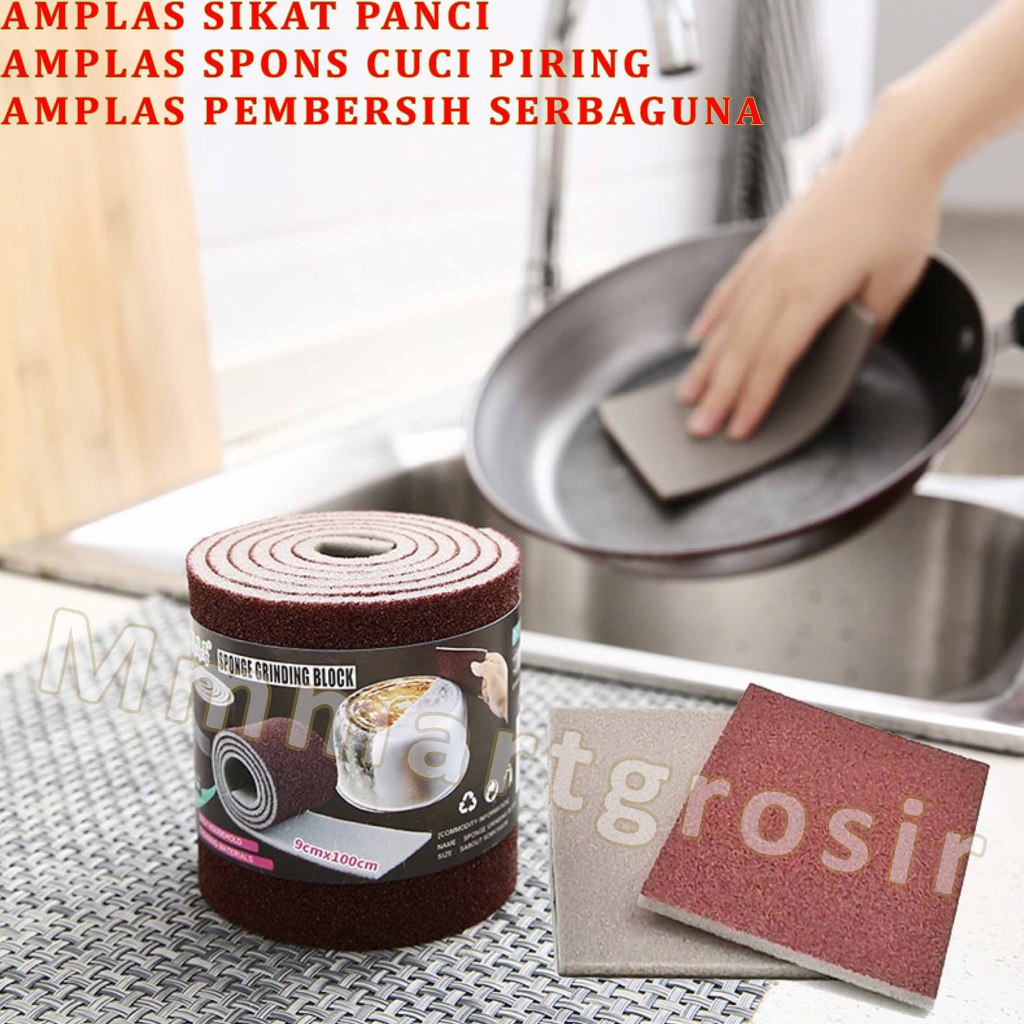 Jual Amplas Sikat Panci / Amplas Spons Cuci Panci / Amplas Pembersih ...