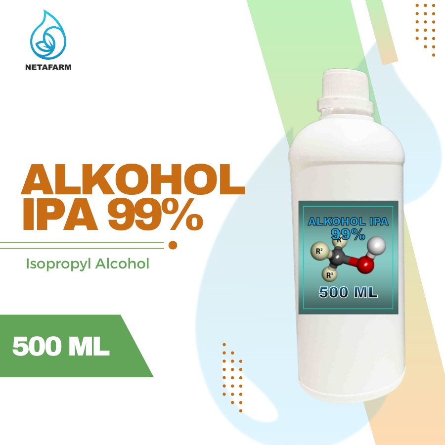 Jual Alkohol IPA ( Isopropyl Alcohol ) 99% kemasan 500 ml | Shopee ...