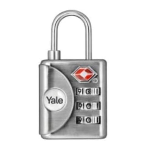 Jual Gembok Koper Travel YALE Official YTP1 TSA - Combination Luggage ...