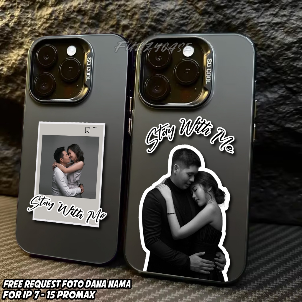 Jual Premium Matte Hard Case Custom Foto Untuk iPhone 11 12 13 14 15 ...
