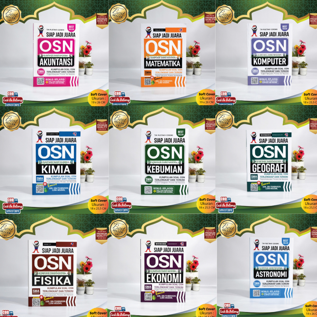 Jual Buku Siap Jadi Juara OSN SMA Lengkap Olimpiade SAINS Nasional SMA ...