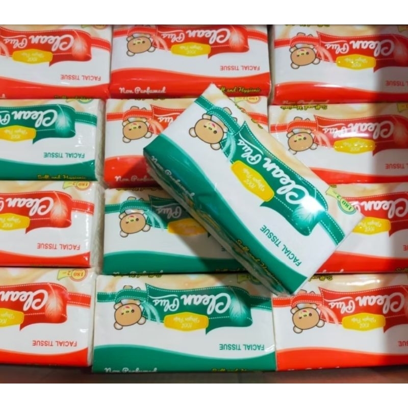 Jual Facial Tissue Softpack Clean Plus 180 sheets | Shopee Indonesia