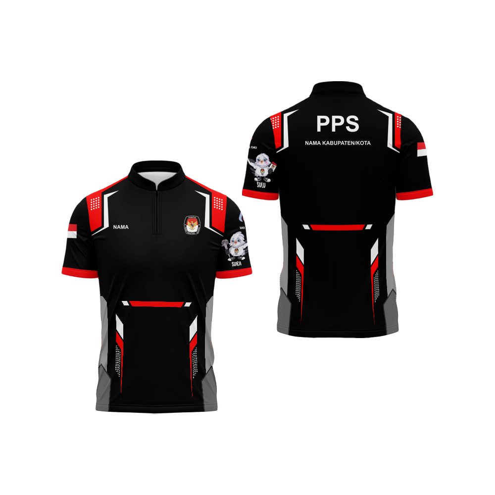 Jual Baju Kaos Polo PPS Full Print Free Nama | Kaos Panitia Pemungutan ...