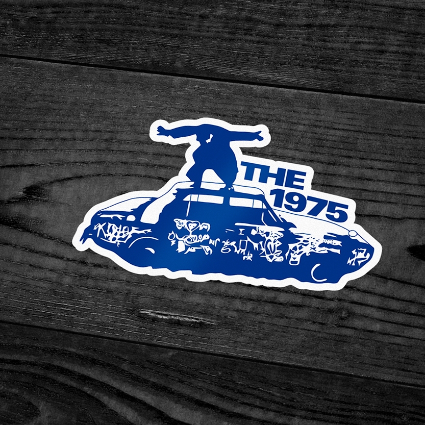 Jual THE 1975 - Sticker Band - THE 1975 - Anti Air & Tidak Luntur ...