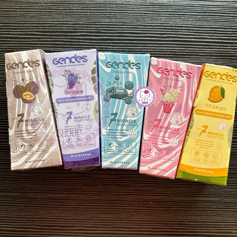 Jual Gendes Sweet Aromatic Feminime Care 7 Miracle Bioactives Untuk ...