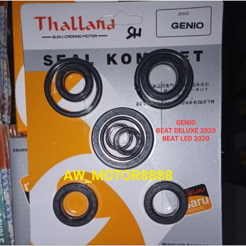Jual SEAL SIL MESIN KOMPLIT SET GENIO / BEAT LED 2020 / BEAT DELUXE 2020 SEAL SIL KIT MESIN ...