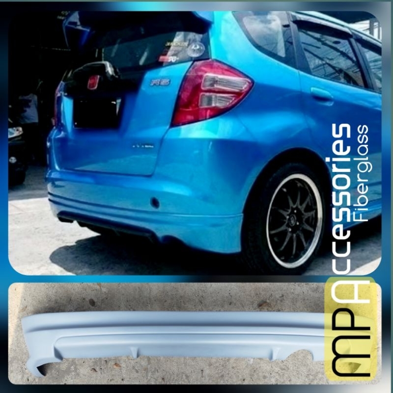 Jual Bodykit Add-on BumperBelakang model mugen untuk honda jazz ge8 ...