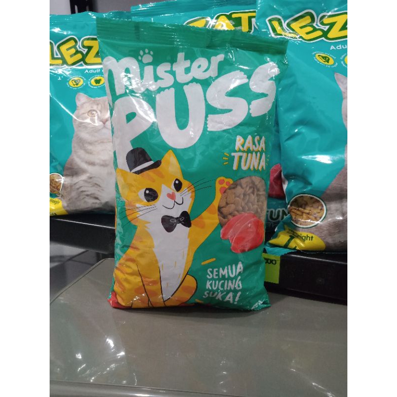 Jual Mister Pus Tuna 500gr Makanan Kucing Kering - Mister Pus Kucing ...