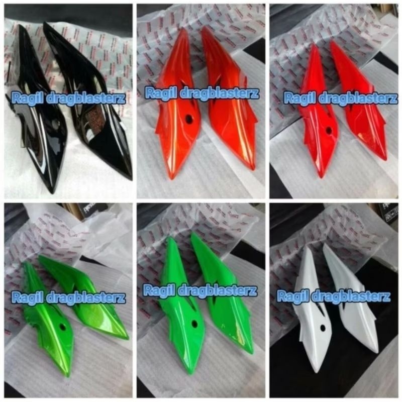 Jual Cover body belakang new ninja RR polos original kawasaki | Shopee ...
