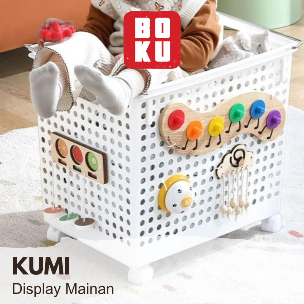Jual |BOKU| ERIKU Rak Dorong Perapi Buku Modern Box Roda Majalah ...