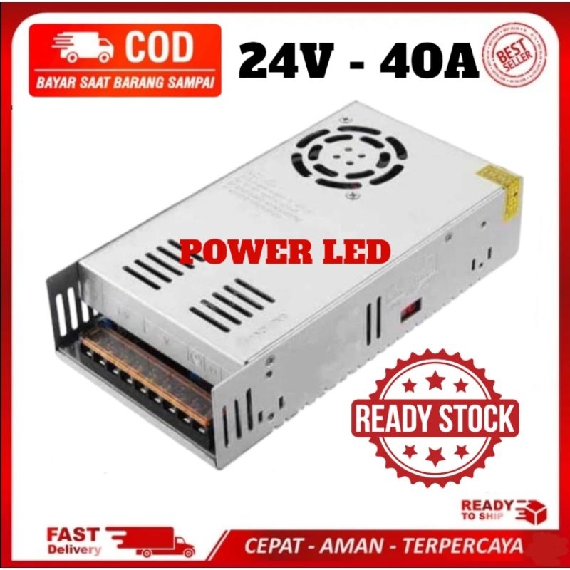 Jual Switching Power Supply PSU 24V 40A HighQuality, 24 Volt | Shopee ...