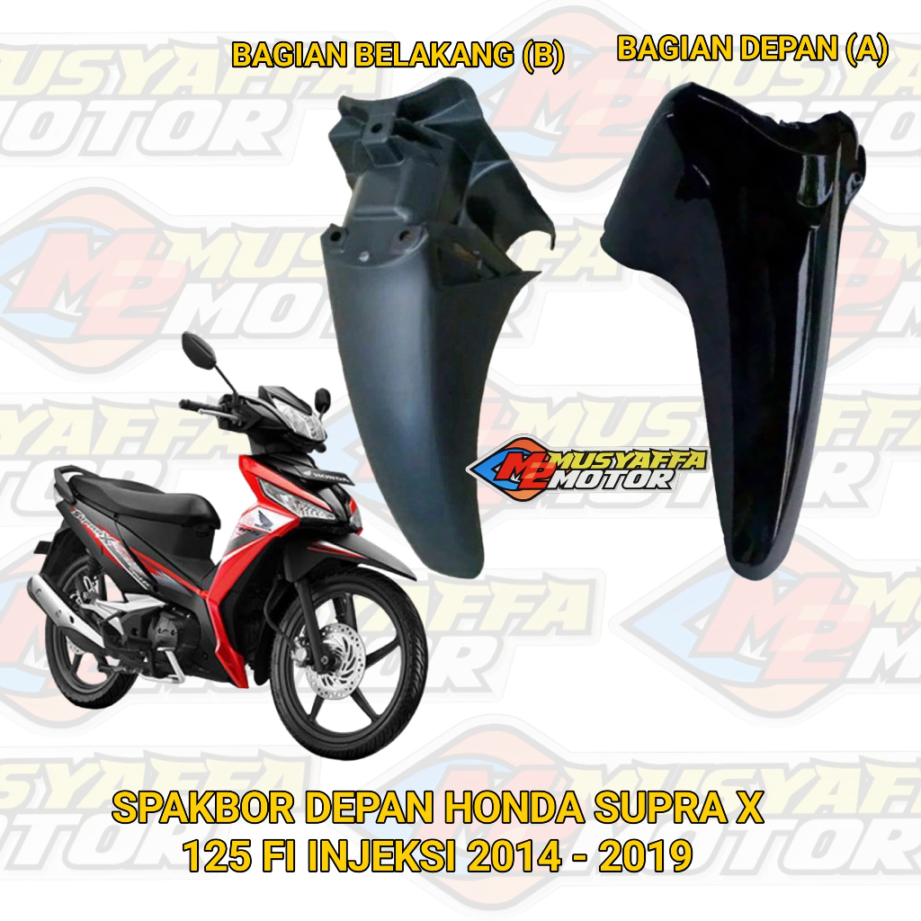 Jual Spakbor slebor depan belakang Supra X 125 FI Injeksi 2014 - 2019 ...