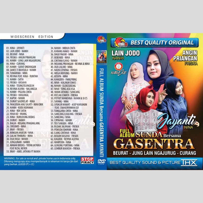 Jual Kaset Mp5 Video Lagu Full Album Sunda Bersama Gasentra Jayanti 2024 | Shopee Indonesia