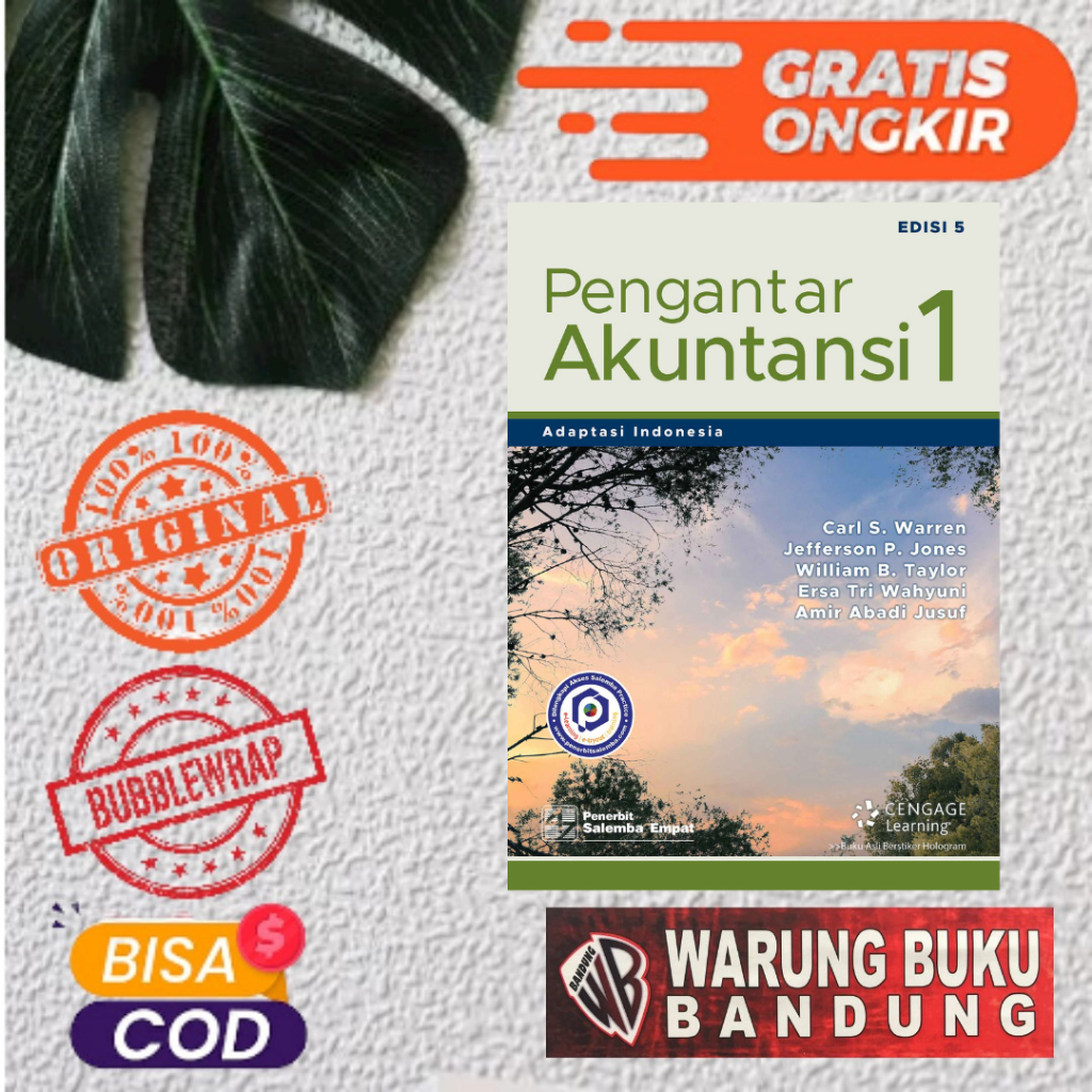 Jual Buku Pengantar Akuntansi 1 Adaptasi Indonesia Edisi 5 - Carl S. Warren | Shopee Indonesia