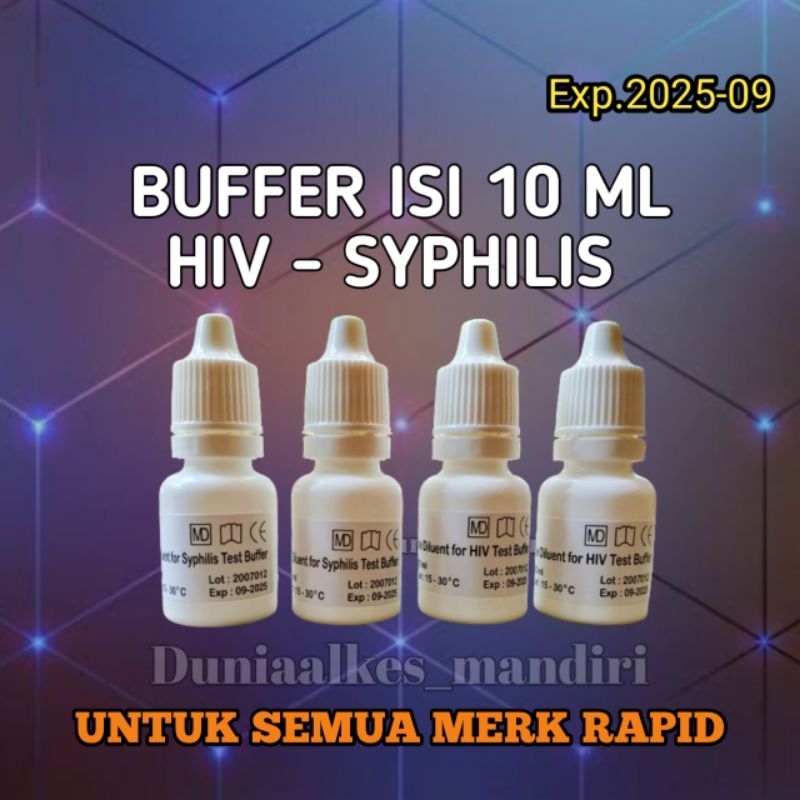 Jual Cairan Buffer Liquid 10 ML Test HIV & SYPHILIS | Shopee Indonesia