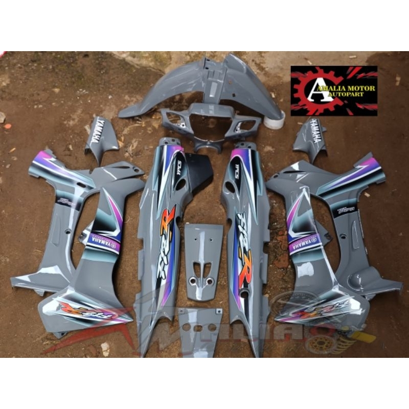 Jual body fullset halus yamaha fiz r custom nardo grey | Shopee Indonesia