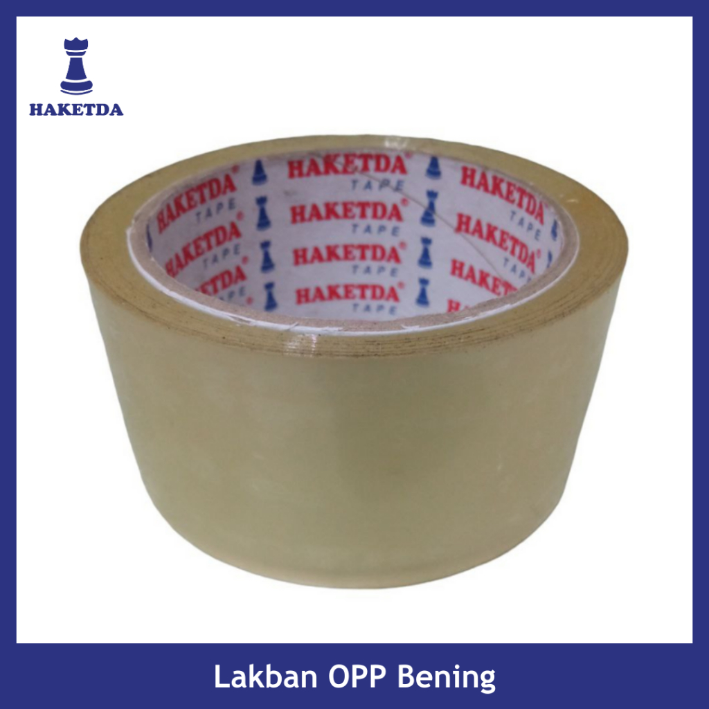 Jual HAKETDA Lakban OPP Bening (Clear) | Shopee Indonesia