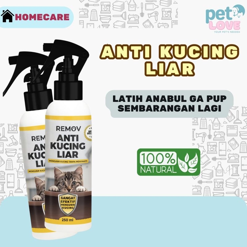 Jual REMOV Spray Anti Kucing Liar Cegah Kucing Pup Sembarangan | Shopee ...