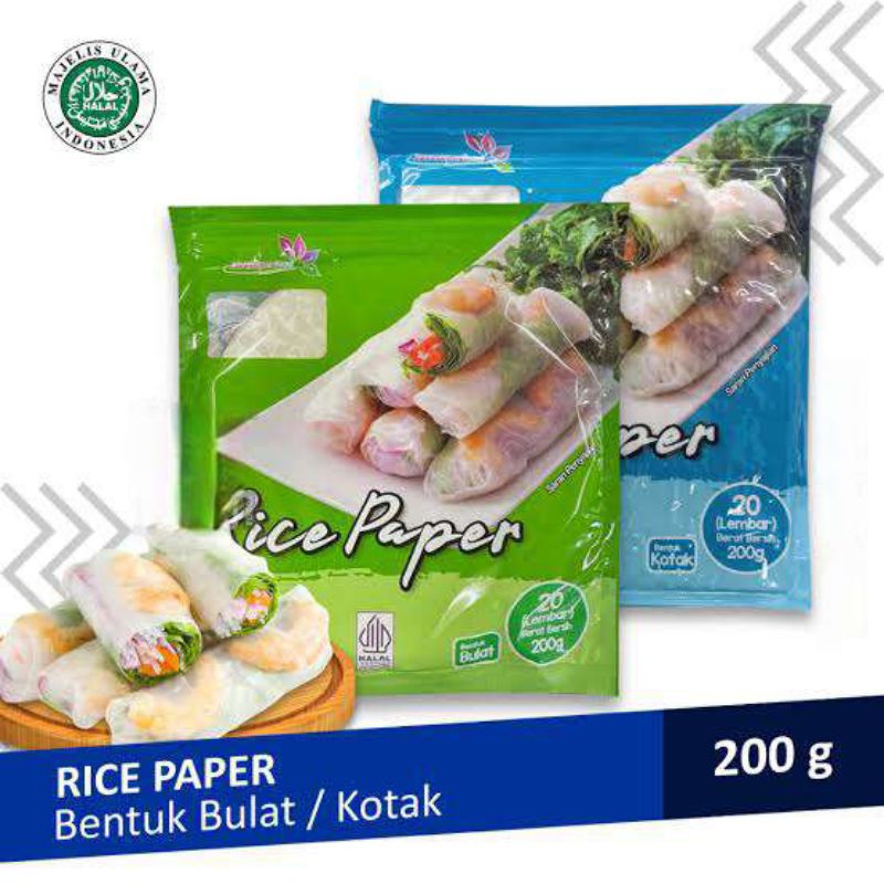 Jual Java super food rice paper / kulit lumpia 20 lembar | Shopee Indonesia