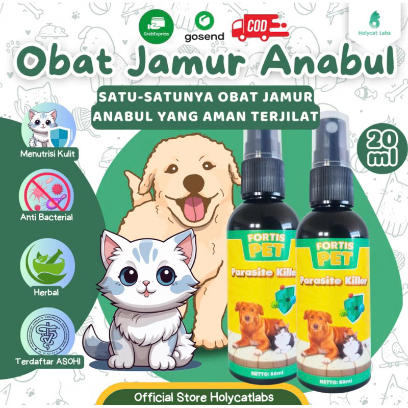 Jual FORTIS PER PARASIT KILLER Obat Jamur Scabies Demodex Kudis Koreng ...