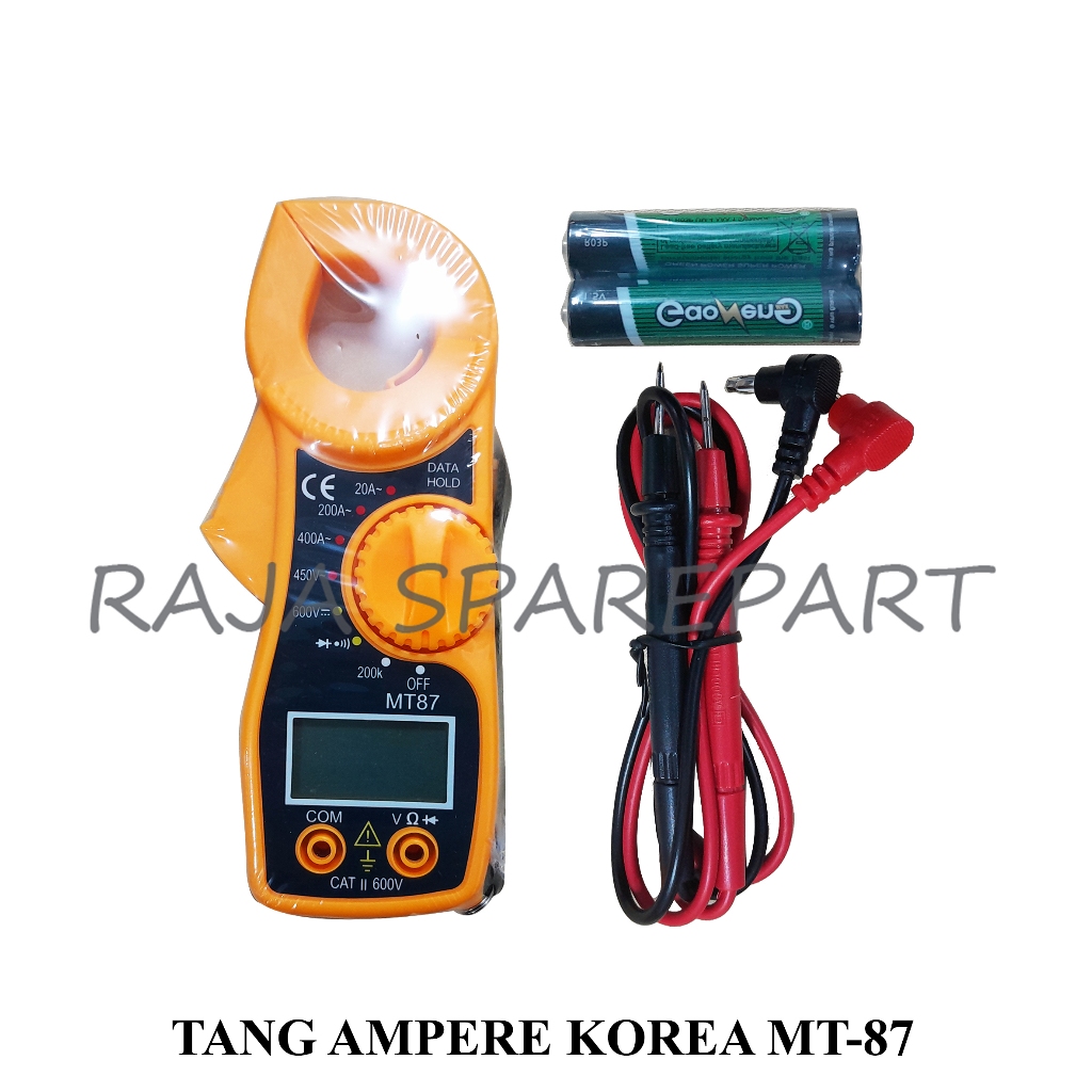 Jual TA TANG AMPER / DIGITAL CLAMP METER / TANG AMPERE KOREA MT87 ORANGE | Shopee Indonesia