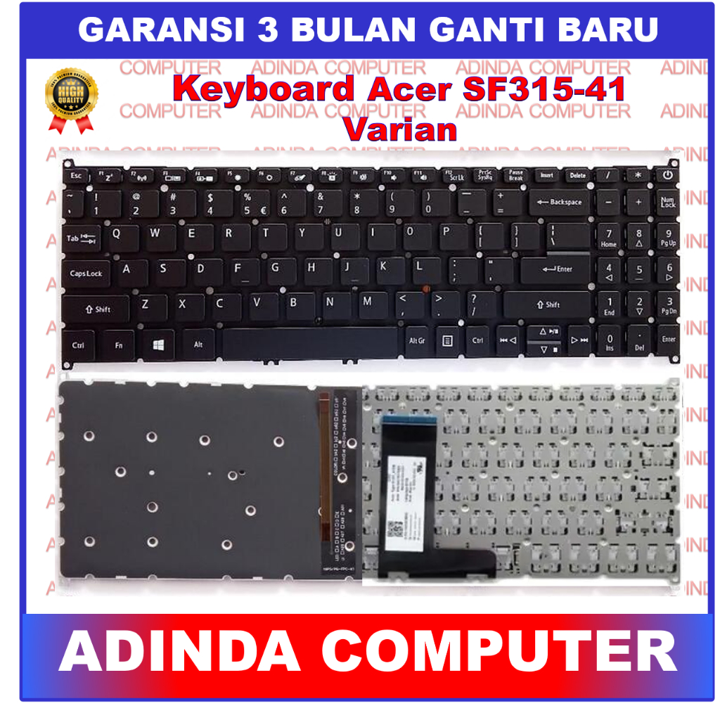 Jual Keyboard Acer Swift 3 SF315 SF315-41 SF315-52 SF315-51 SF315-42 ...