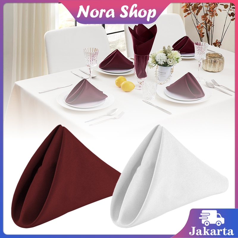 Jual Kain Serbet Table Napkin Serbet Makan Hotel Serbet Napkin Untuk ...
