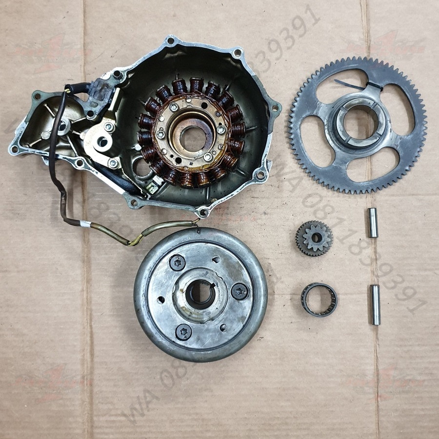Jual blok magnet spul generator STARTER GEAR HONDA STEED 400 183400 J8 ...