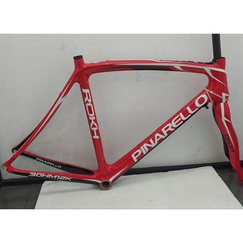 Jual Frame Pinarello ROKH Carbon Size 53 Original Frameset Sepeda ...