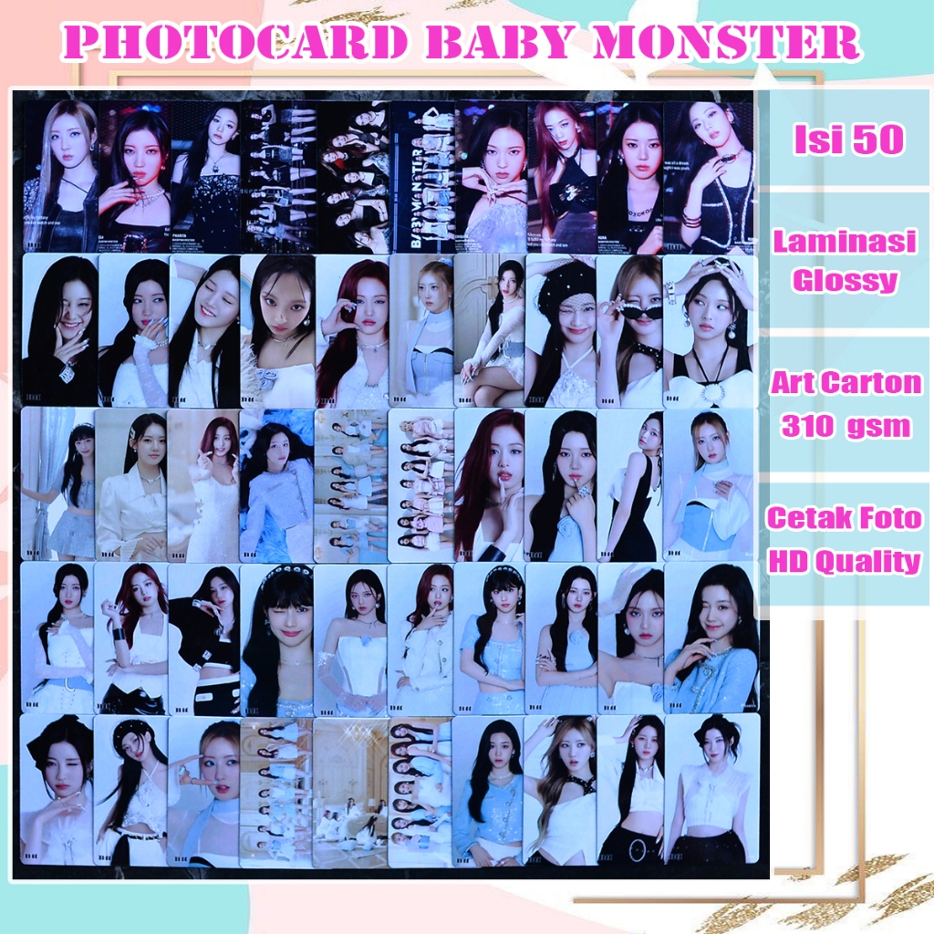 Jual Photocard Baby Monster isi 50 Forever | Shopee Indonesia