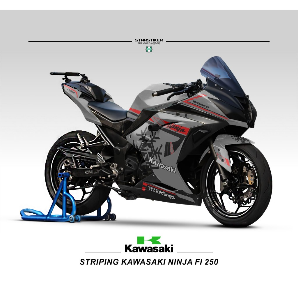 Jual decals semifull ninja zx 25R/ Motif /Sticker/variasi motor/ Stock ...