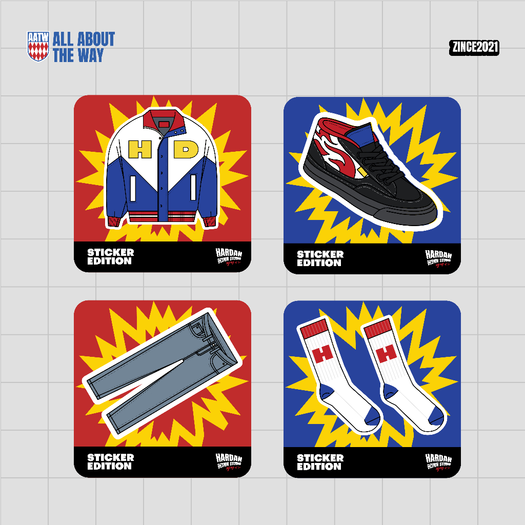 Jual HSD Vinyl Sticker Series - Volume 4 | Shopee Indonesia