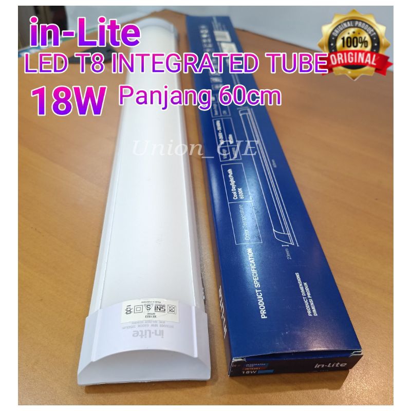 Jual Inlite INTE001 Lampu TL T8 18w Putih CDL 60cm | Shopee Indonesia