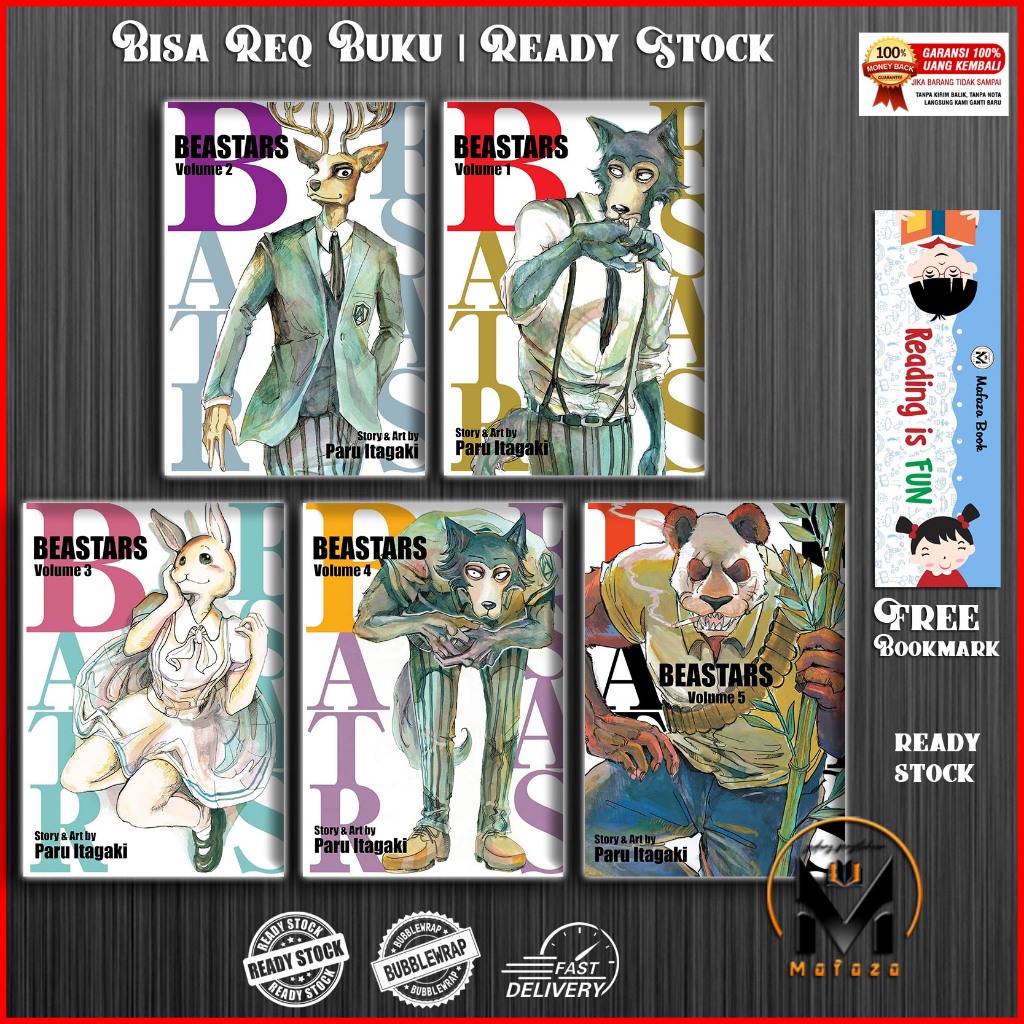Jual Komik BEASTARS ( 22 book series ) By Paru Itagaki (English/Indonesia) | Shopee Indonesia