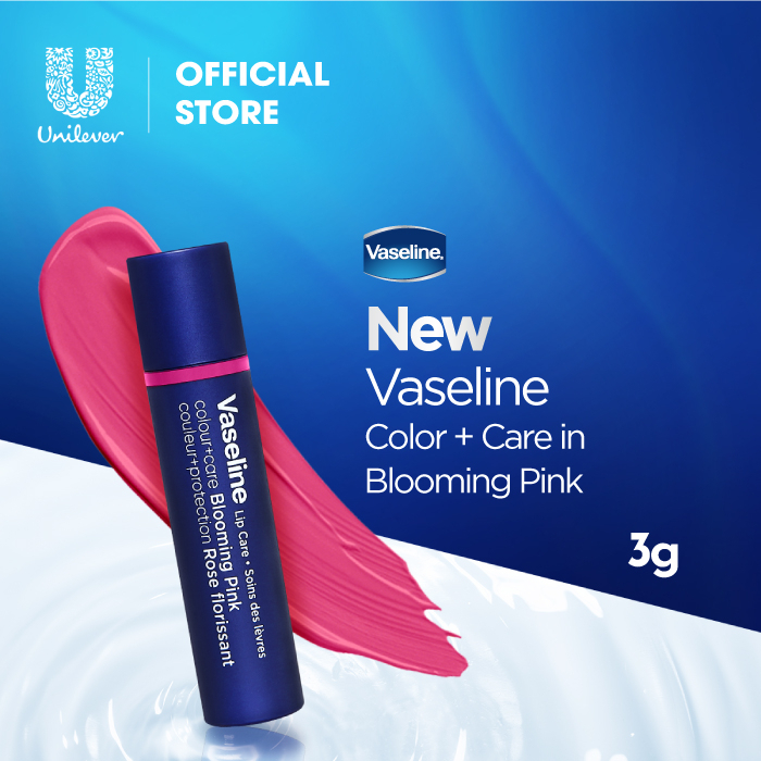 Jual Vaseline Lip Care Colour+Care 3gr - Pelembab Bibir dengan Sentuhan Warna - Lip Balm ...