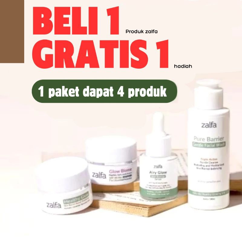 Jual zalfa natural paket HEALTHY GLOW skin barier repair series ...